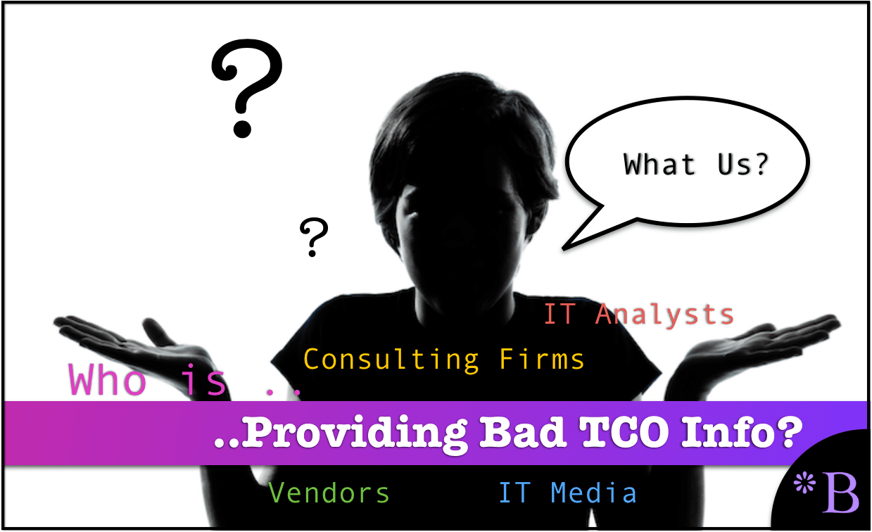Who Are the Usual Suspects Providing False Information on Software TCO ...