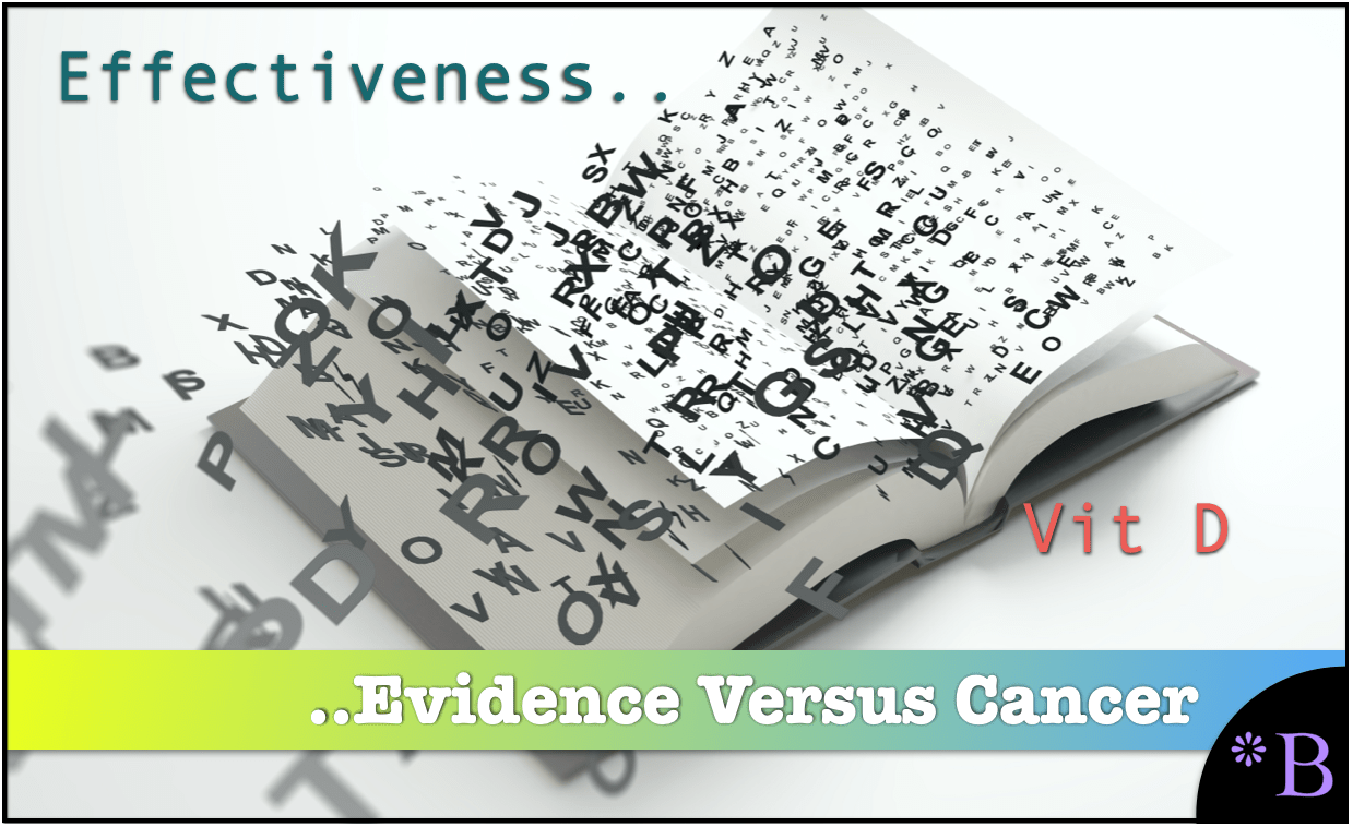 The Testing Evidence for Vitamin D Versus Different Cancers ...