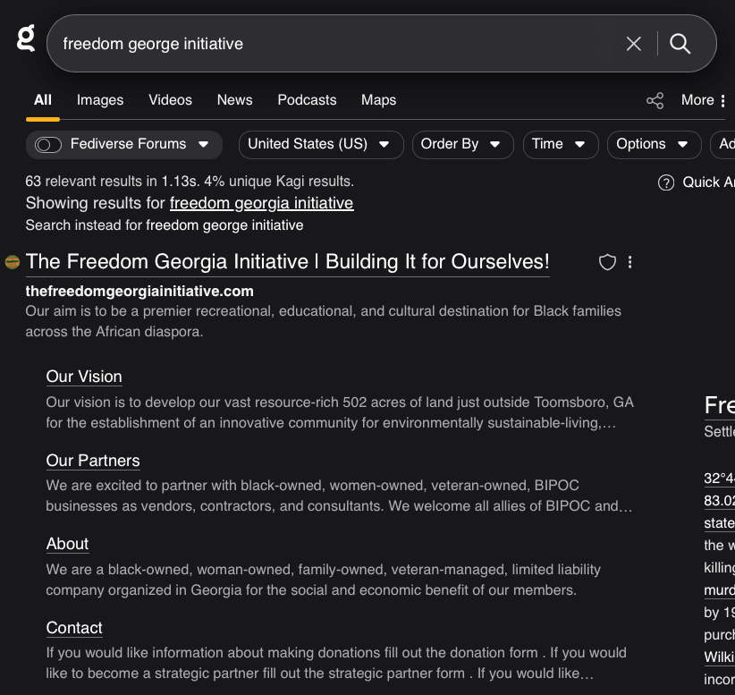 How the Black Separatist City of Freedom Georgia Failed - Brightwork ...